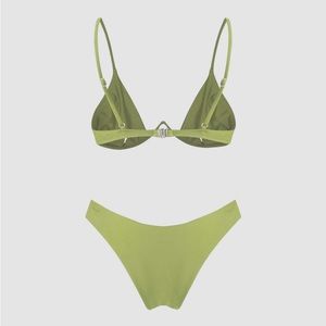 Cider | Swim | Cider Green Underwire Bikini Set | Poshmark